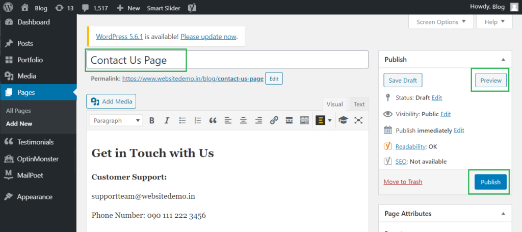 Designing‌ ‌Website‌ ‌Pages‌ ‌-‌ ‌Contact‌ ‌Us‌ ‌Page‌ - Bigrock